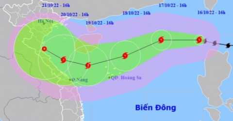 Bão Nesat vào Biển Đông, mạnh cấp 11