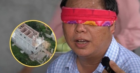 Chồng mù bán tăm dạo xây nhà 3 tầng tặng vợ, 24 năm khiến dân làng kinh ...