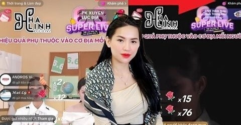Phiên livestream kỷ lục nhưng “bất ổn” của Hà Linh, từ hơn 300K mắt xem ...