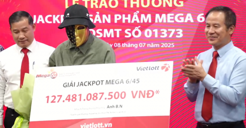 Xác suất trúng là một trên 8,14 triệu vé, vị khách ẵm 127 tỷ Jackpot 1 ...